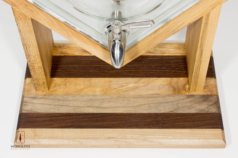 Whiskey Decanter Wooden Bourdon Decanter Wooden Alcohol - Etsy