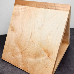 Book Rest Wooden Book Rest Triangle Bookstand Nightstand Book Valet ...