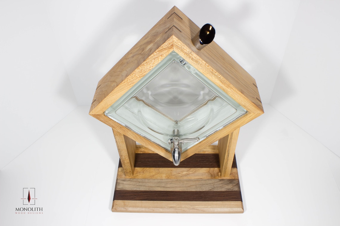 Whiskey Decanter Wooden Bourdon Decanter Wooden Alcohol - Etsy