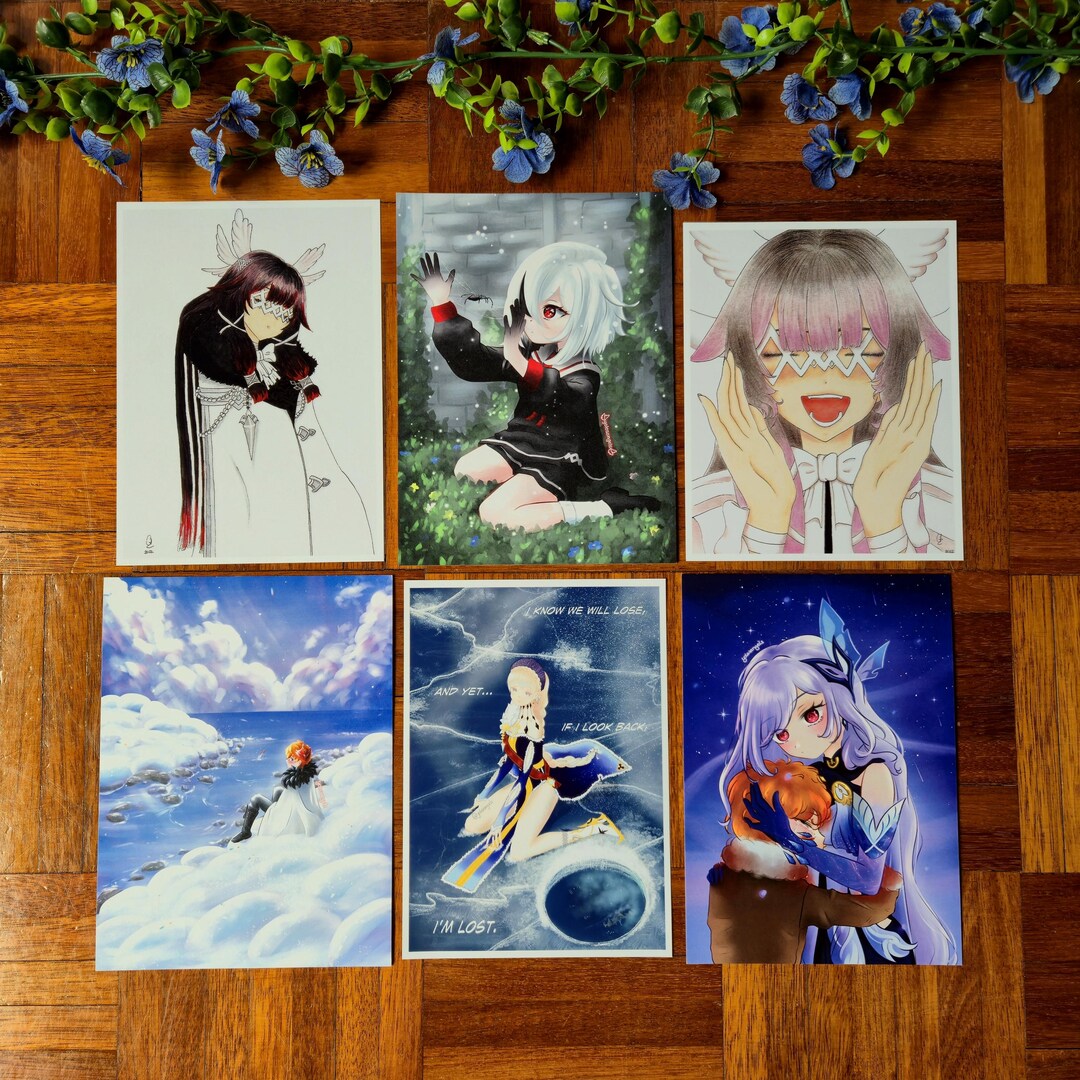 Genshin Impact Fatui Harbingers Art Prints Columbina / Damselette ...