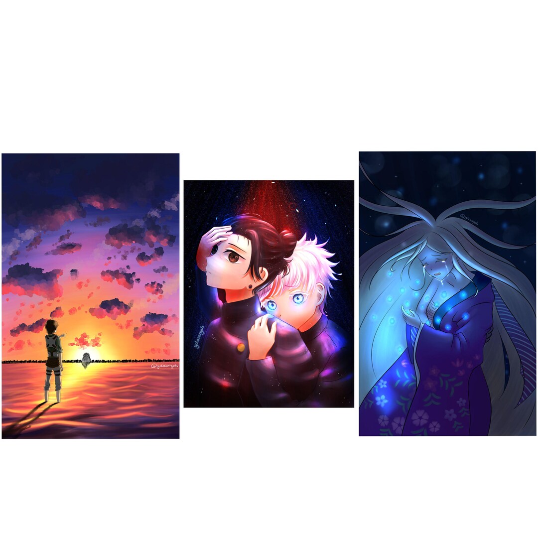 A5 Art Prints of Gojo Satoru and Geto Suguru From Jujutsu Kaisen JJK ...