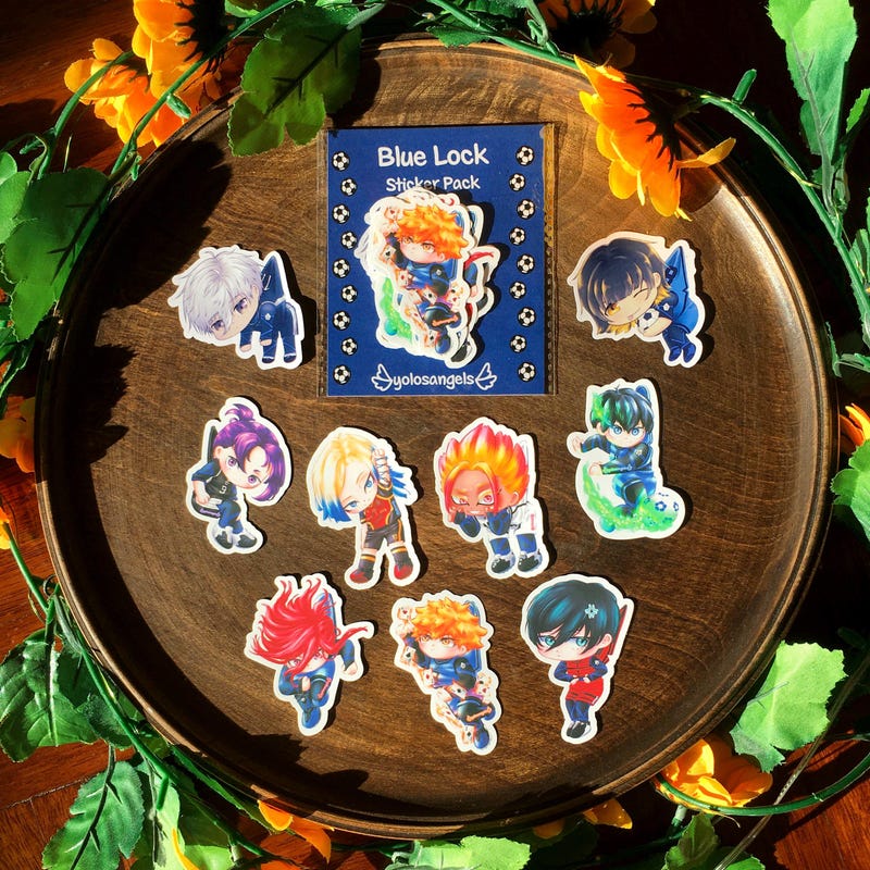 Blue Lock Stickers - Etsy