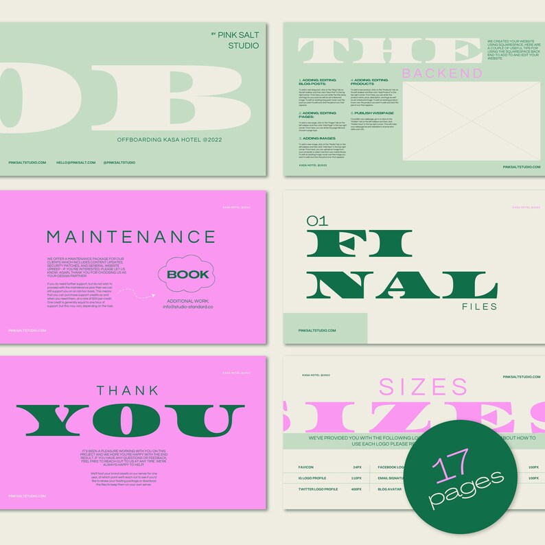 Editable Client Offboarding Canva Template | Client Goodbye Packet ...