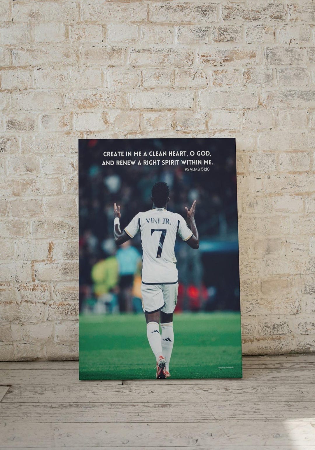 Motivational Athlete Faith Poster - Religious Digital Wall Art Print ...