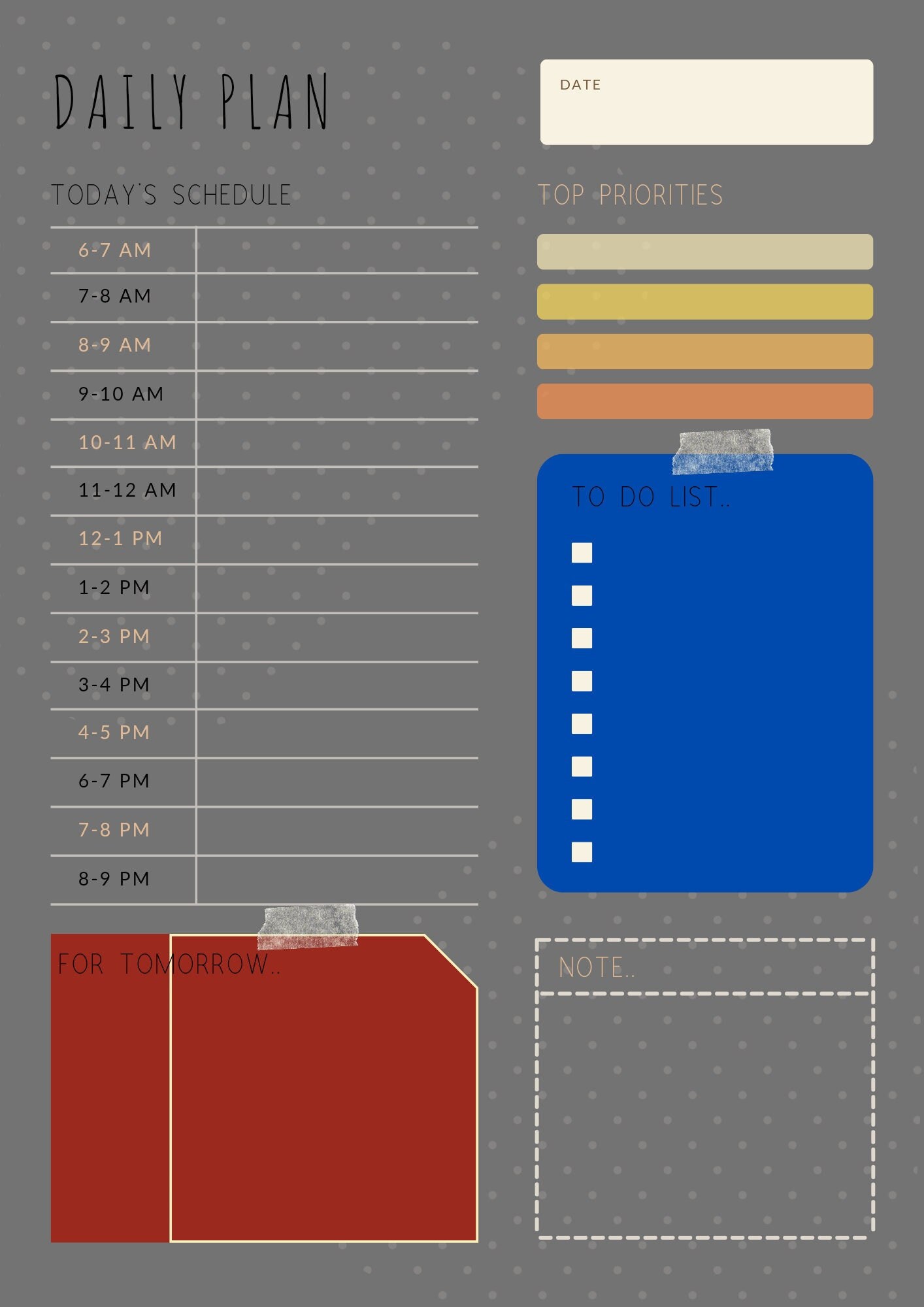 Daily Planner 2 - Etsy