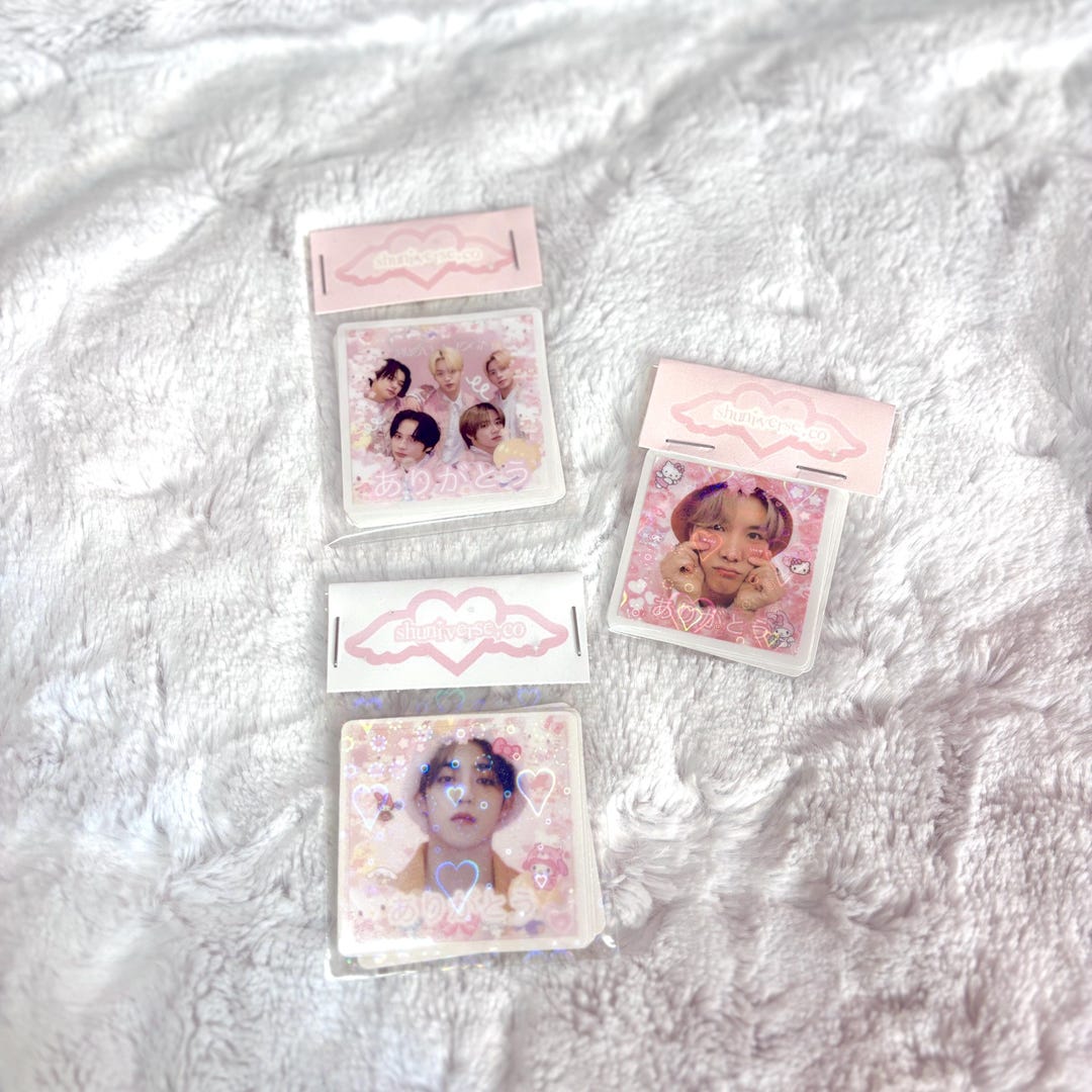 Custom K-POP Laminated Mailing Stickers - Etsy