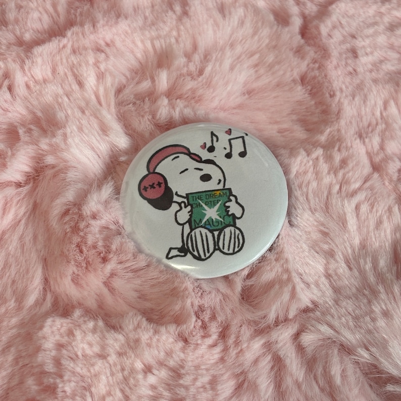 Custom Snoopy Album Button Pins - Etsy