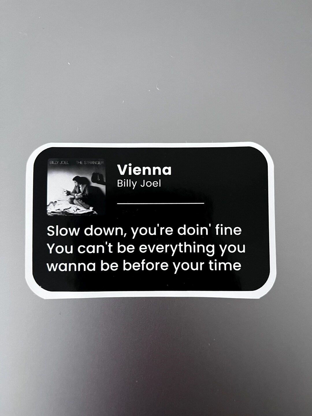 Slow Down You're Doing Fine Sticker Vienna, Trendy Sticker, Aesthetic ...