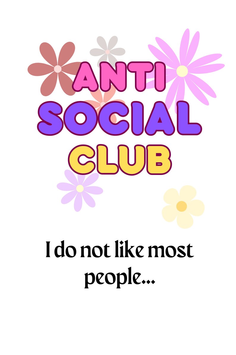 Happy Birthday Digital Printable Greeting Card From an Introvert ...