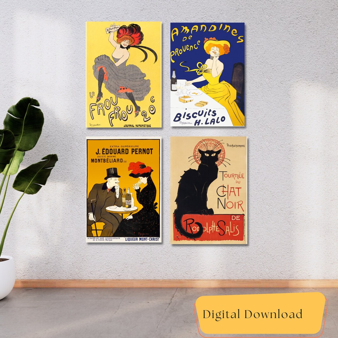 Art Nouveau French Vintage Posters. French Ads and Magazine ...