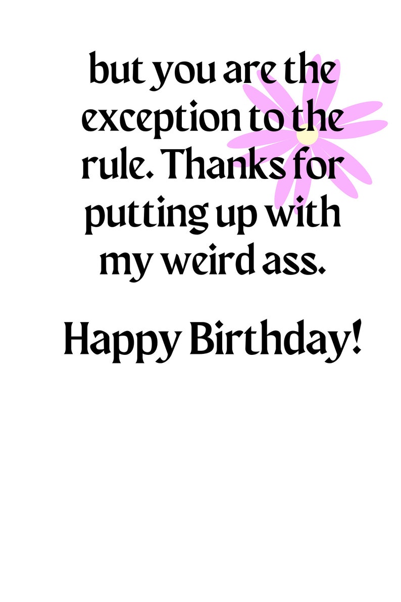 Happy Birthday Digital Printable Greeting Card From an Introvert ...