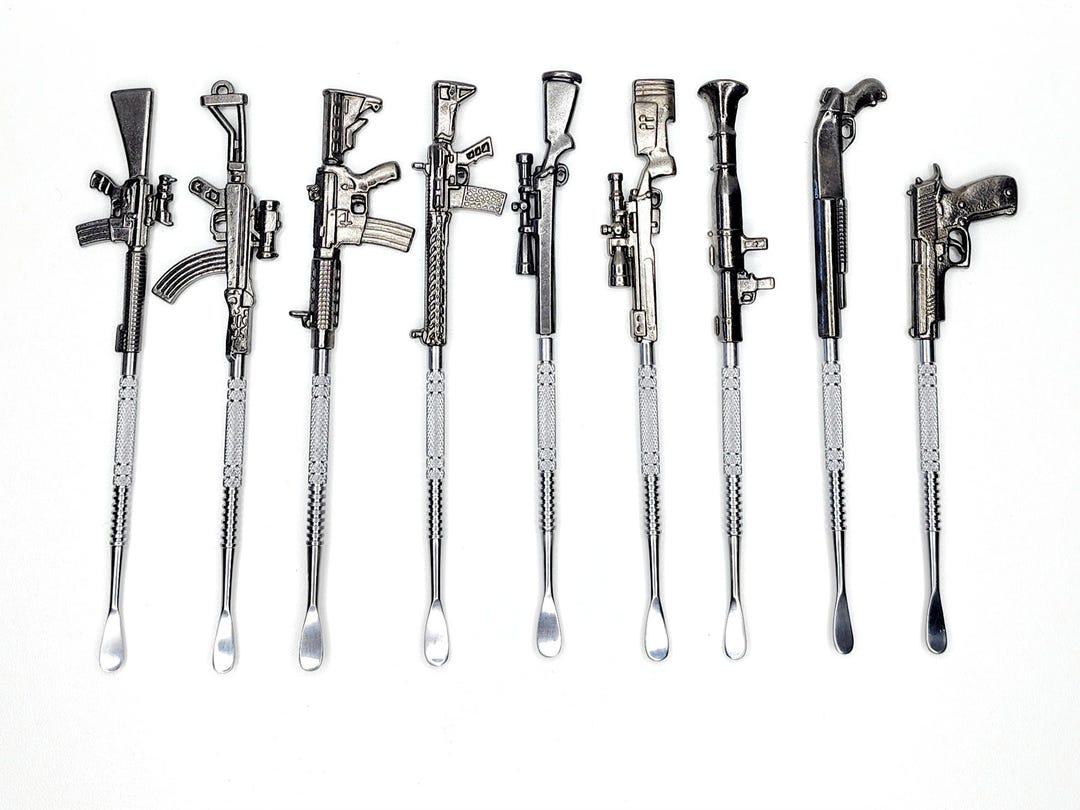 Miniature Rifle Spoon Tool: Military Style Clay Carving, Metal (6.2 ...