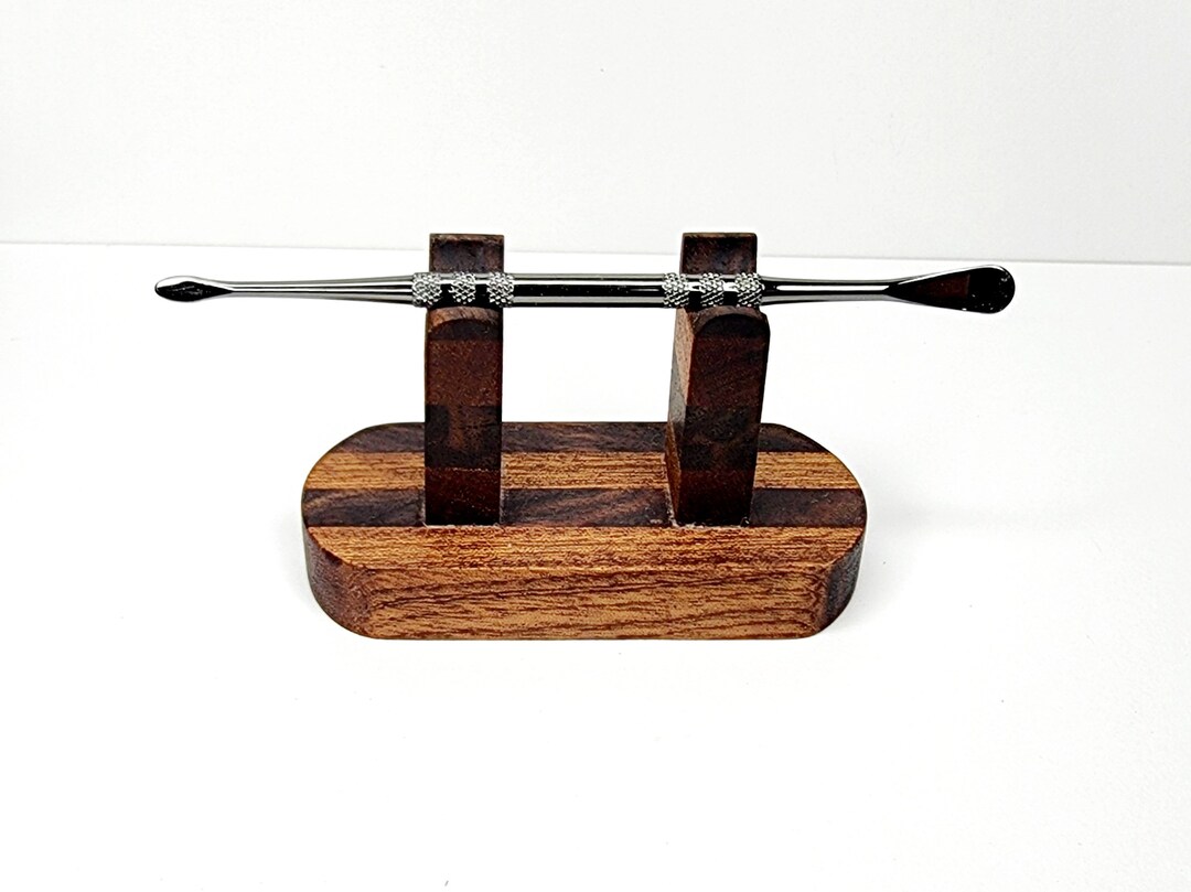 Pen Device Carving Tool Stand Holder Sepele and Walnut Exotic Wood - Etsy