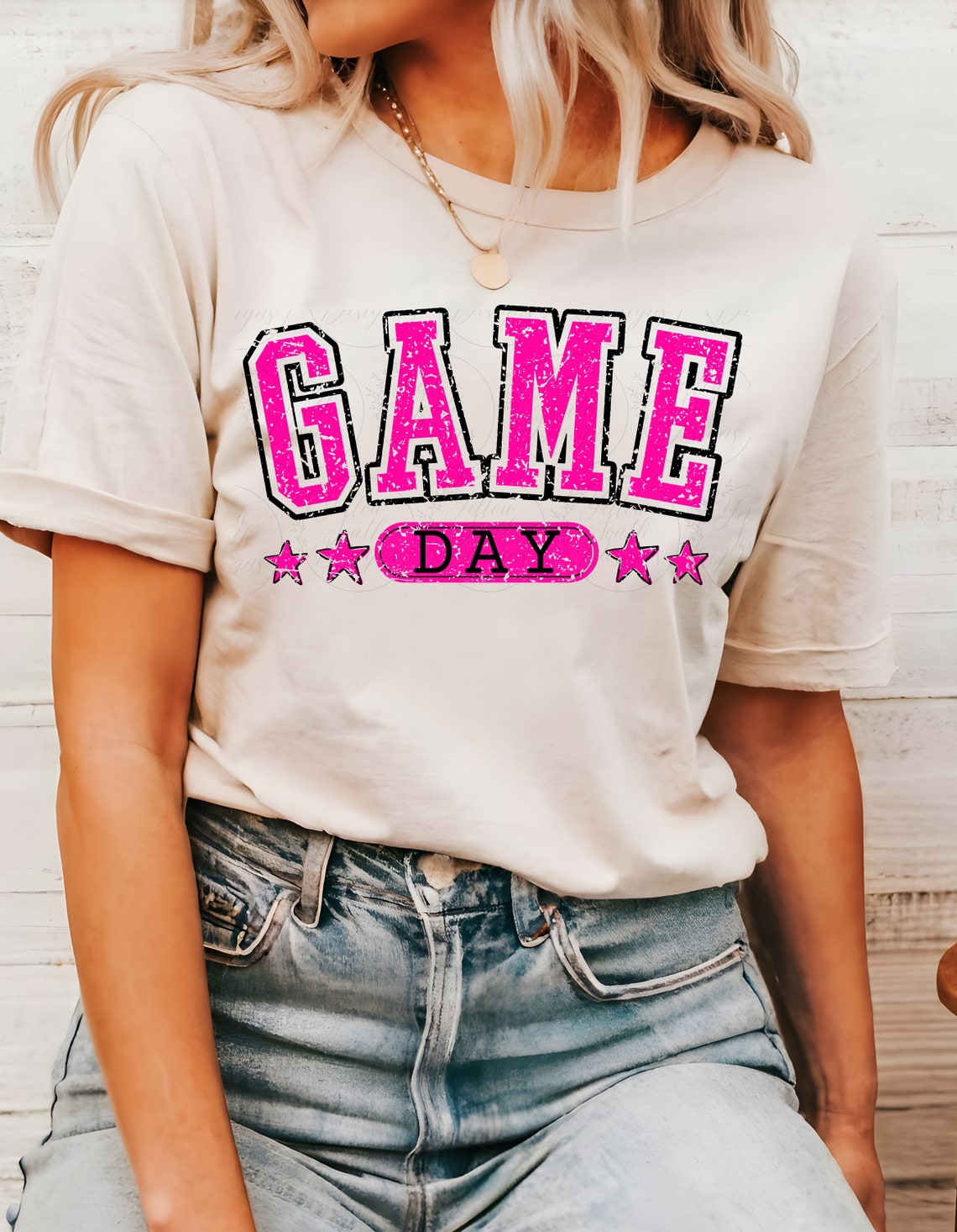 Pink Game Day PNG, Game Day Sublimation, Pink Game Day Shirt Design - Etsy