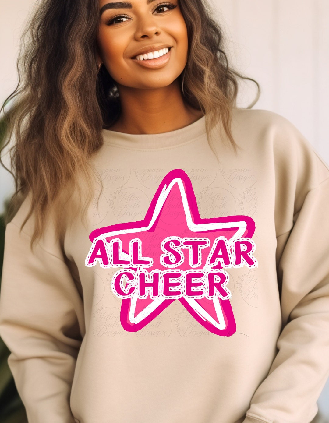 All Star Cheer PNG, All Star Cheer Sublimation Design, All Star Cheer ...