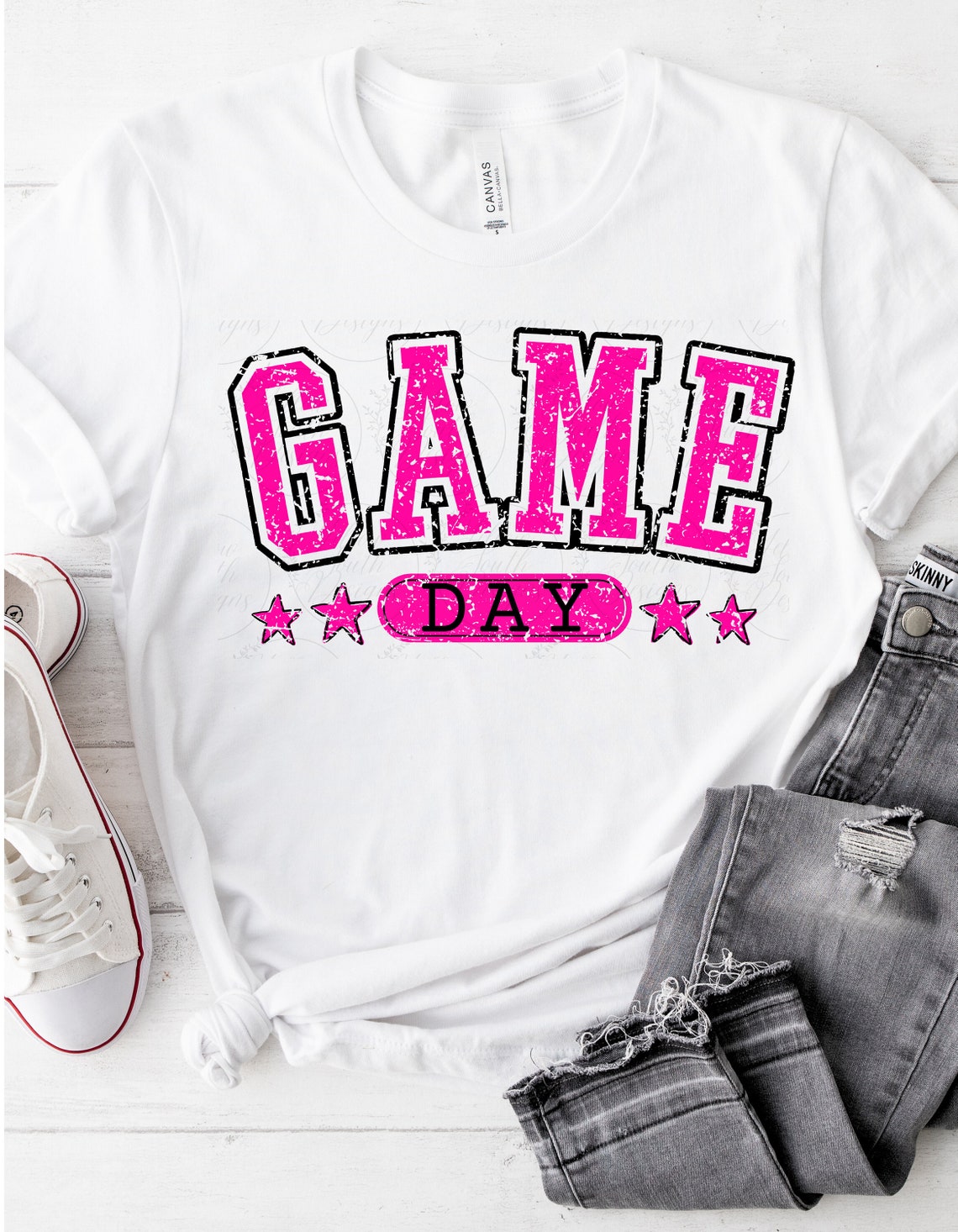 Pink Game Day PNG, Game Day Sublimation, Pink Game Day Shirt Design - Etsy