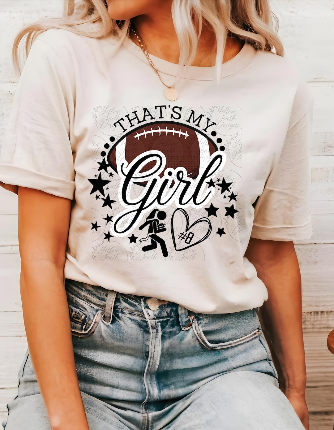 That's My Girl Flag Football Png, Flag Football Png, Flag Football Mom ...