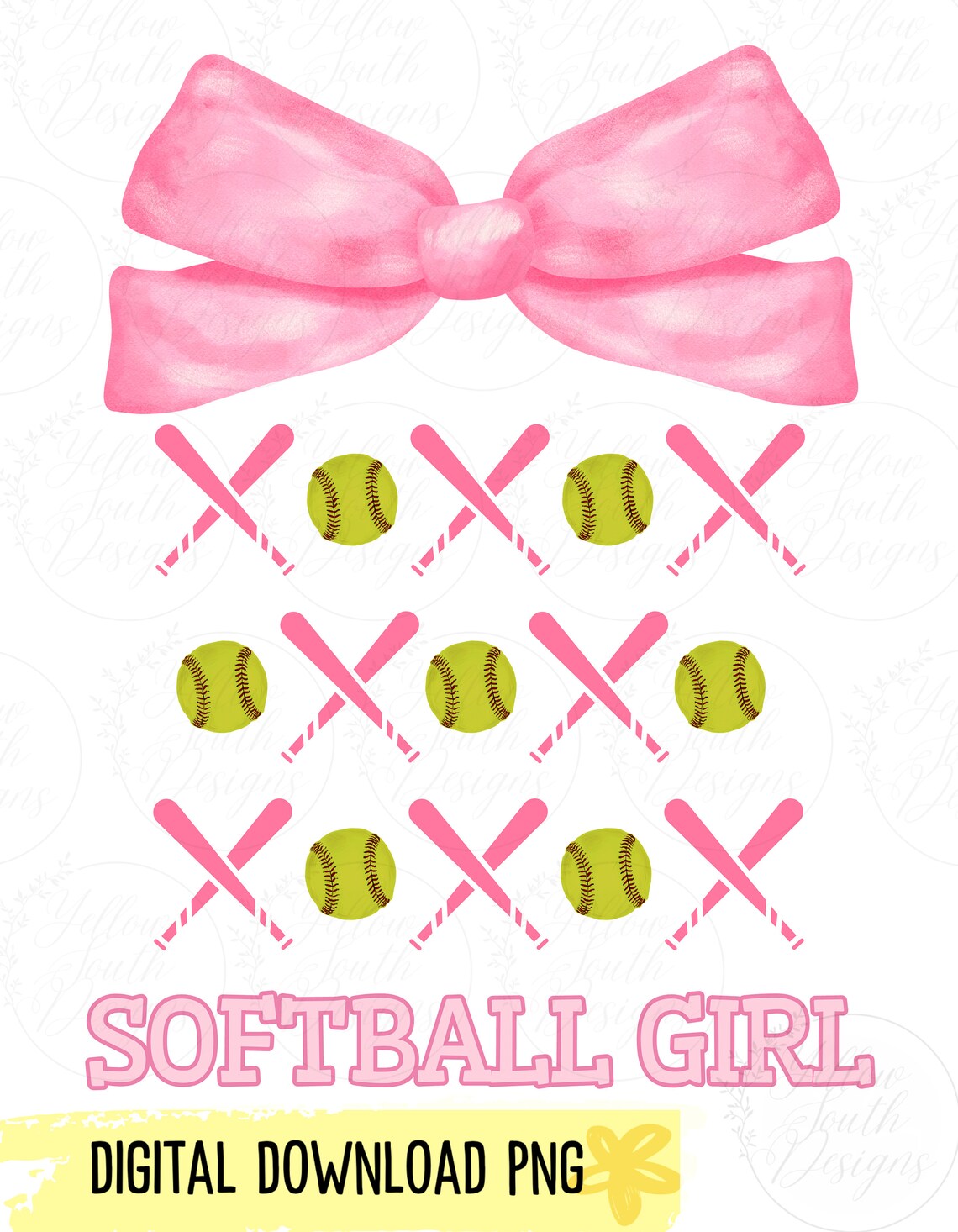 Softball Girl Shirt Design (front and Back), Softball Sublimation ...