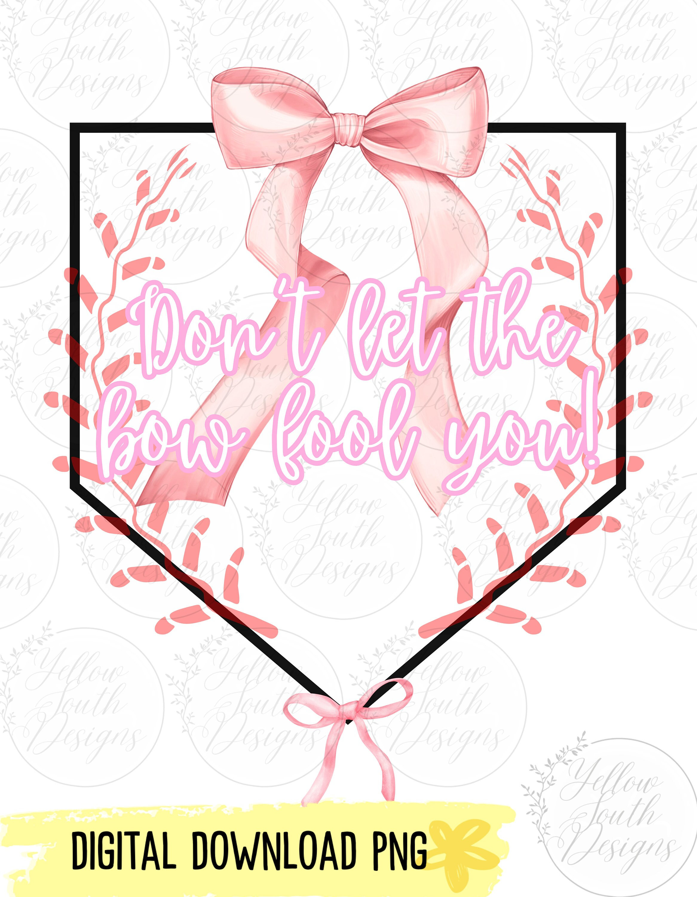 Softball Coquette Png, Softball PNG, Preppy Softball Png, Pink Ribbon ...