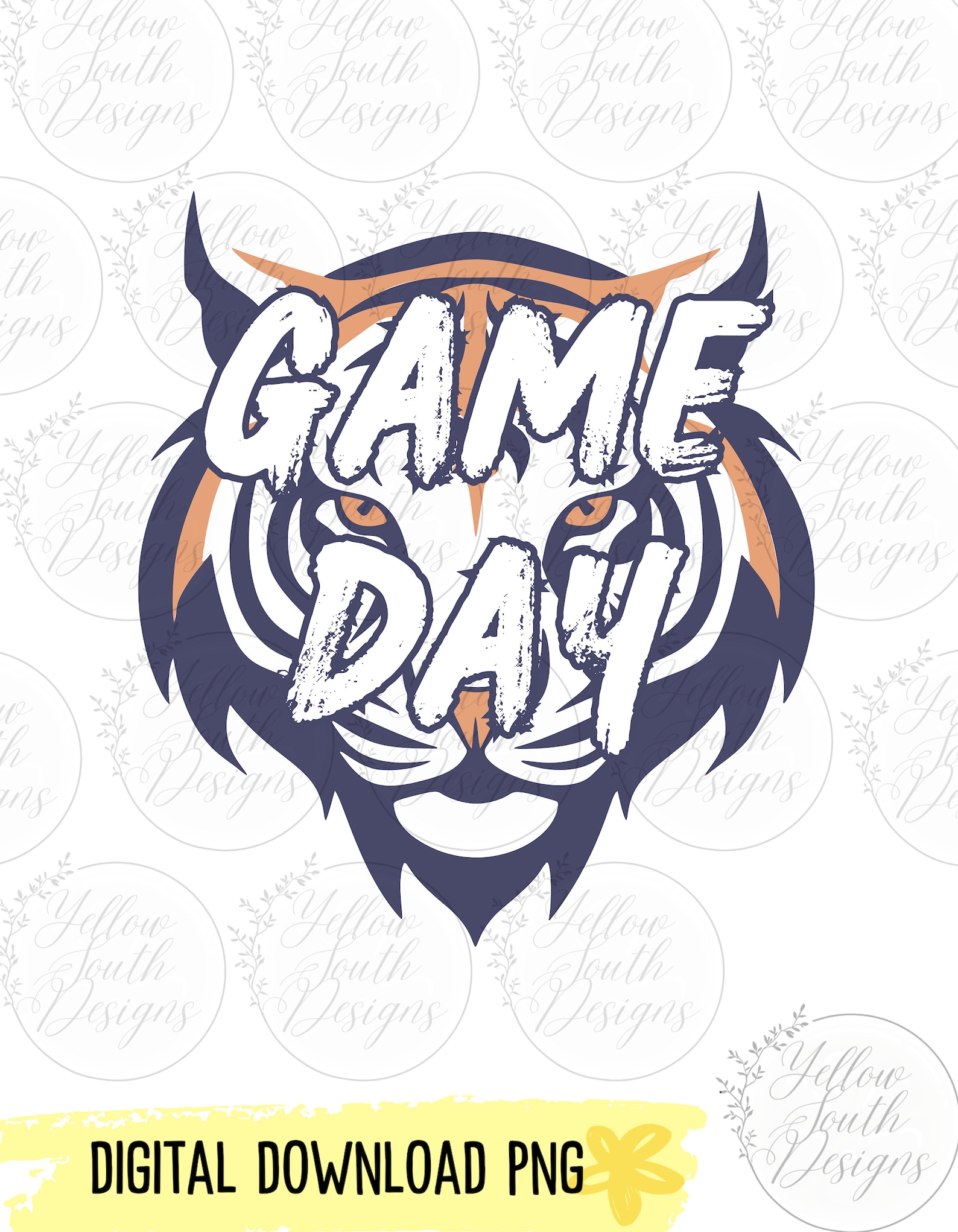 Game Day Tiger PNG, Game Day PNG, Game Day Sublimation, Game Day Design ...