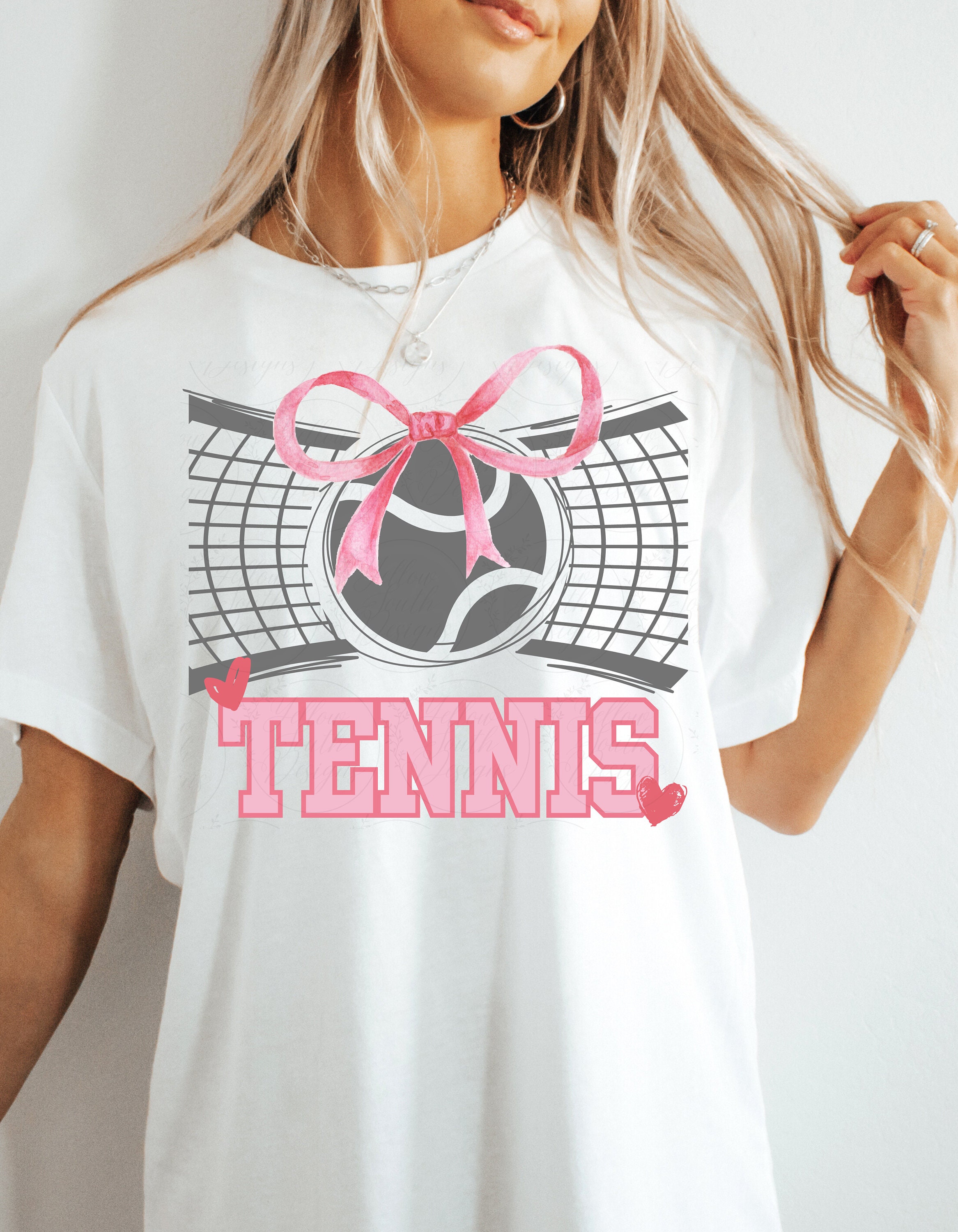 Tennis PNG, Tennis Coquette, Preppy Tennis Design, Trendy Tennis PNG ...