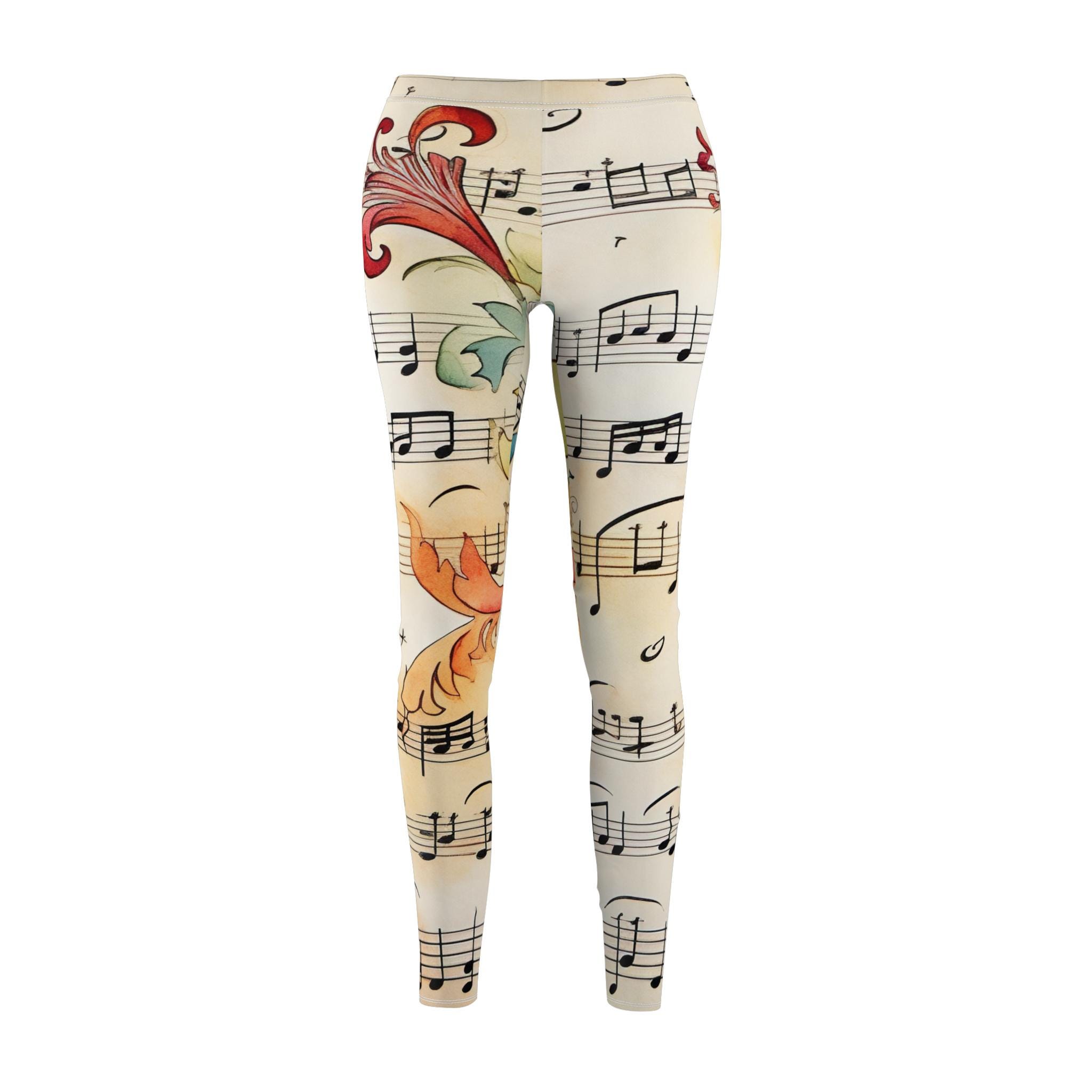Classical Music Notes Leggings | Dance Festival | Music Festival | Rave ...