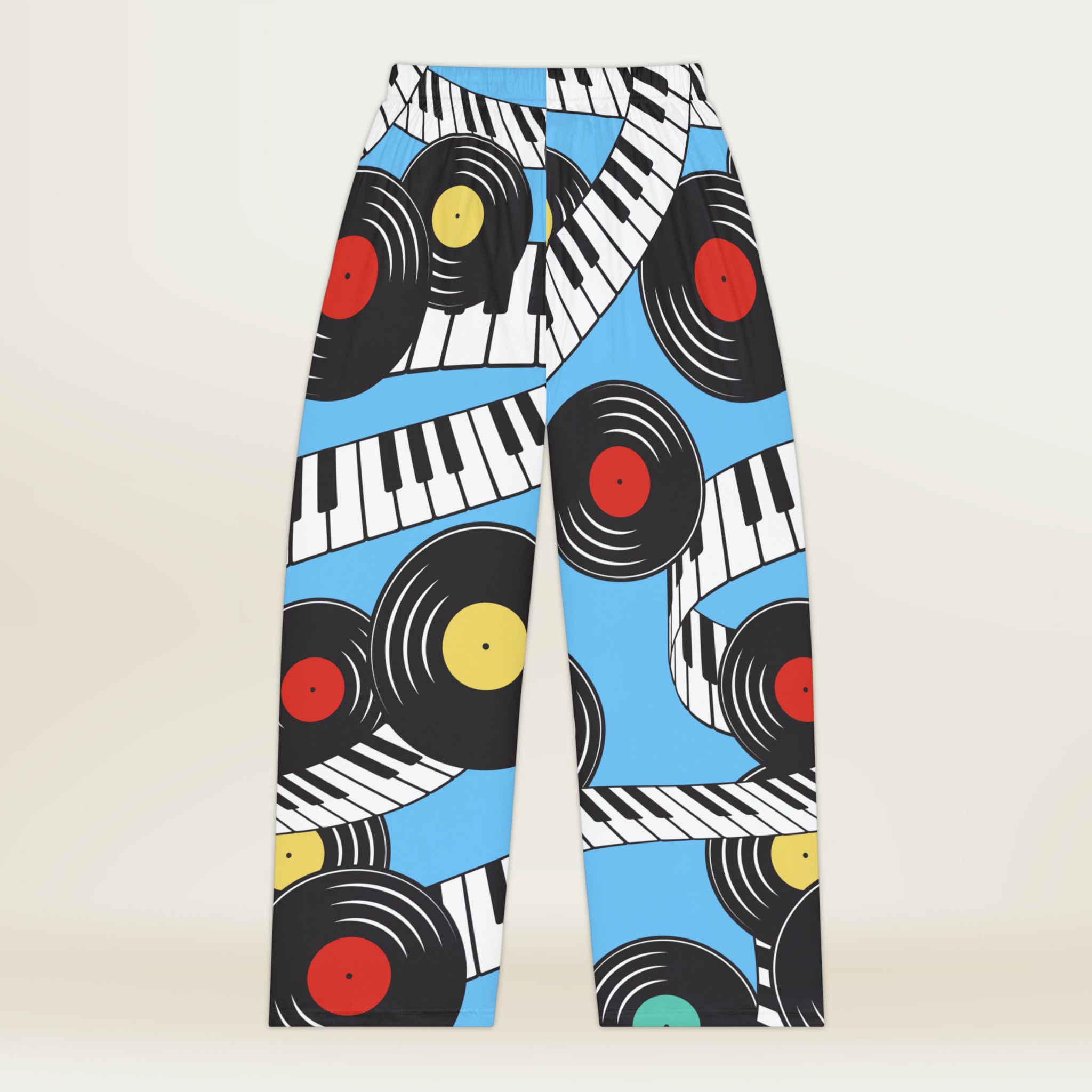 70s Vinyl Record Music Pajama Pants | Piano Music PJ | PJ Bottoms ...