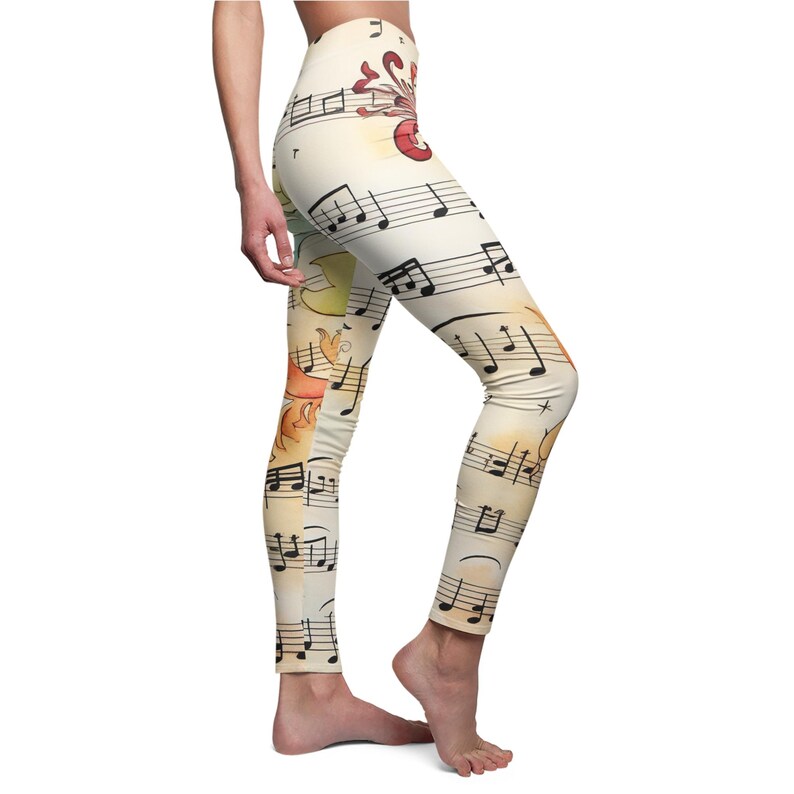 Classical Music Notes Leggings | Dance Festival | Music Festival | Rave ...