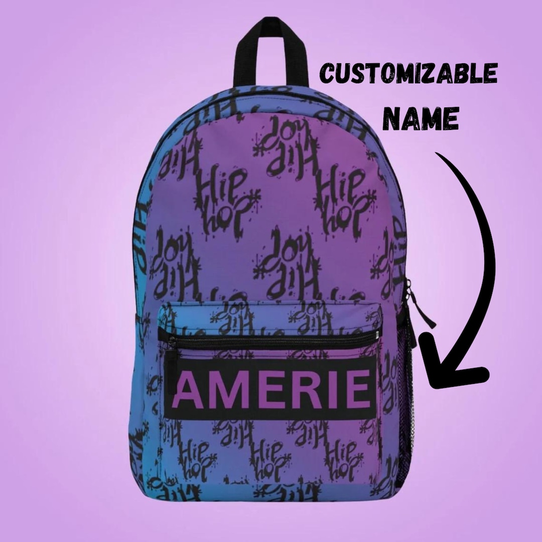 Custom Hip Hop Backpack | Back to School | Gift for Student | Dancer ...