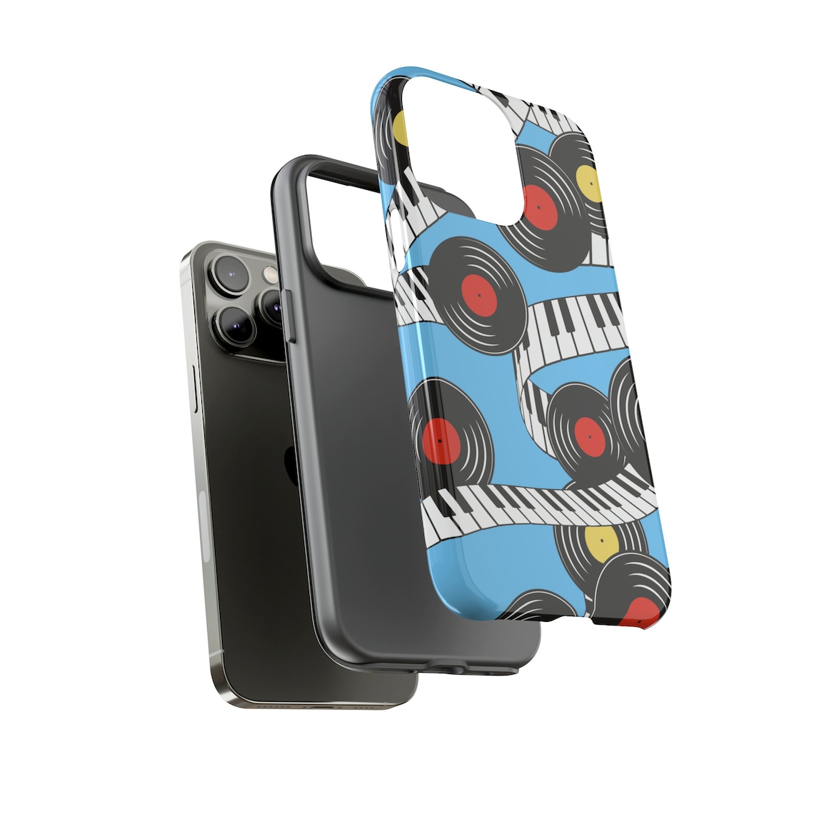 40s 50s 60s 70s 80s Vinyl Record Piano Phone Case | Phone Cover All ...