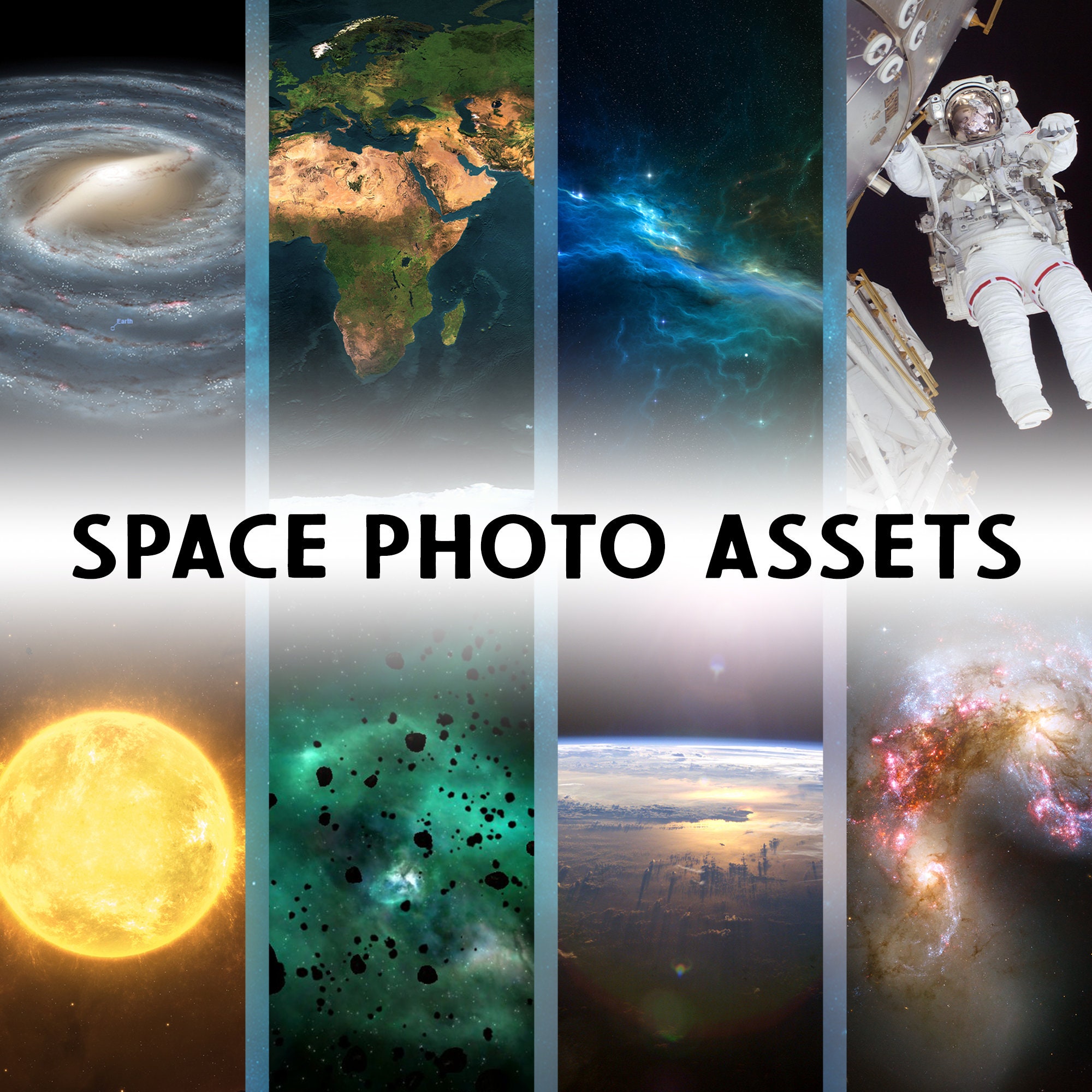 Space Digital Overlay, Galactic Overlays Textures, Cosmic Digital ...