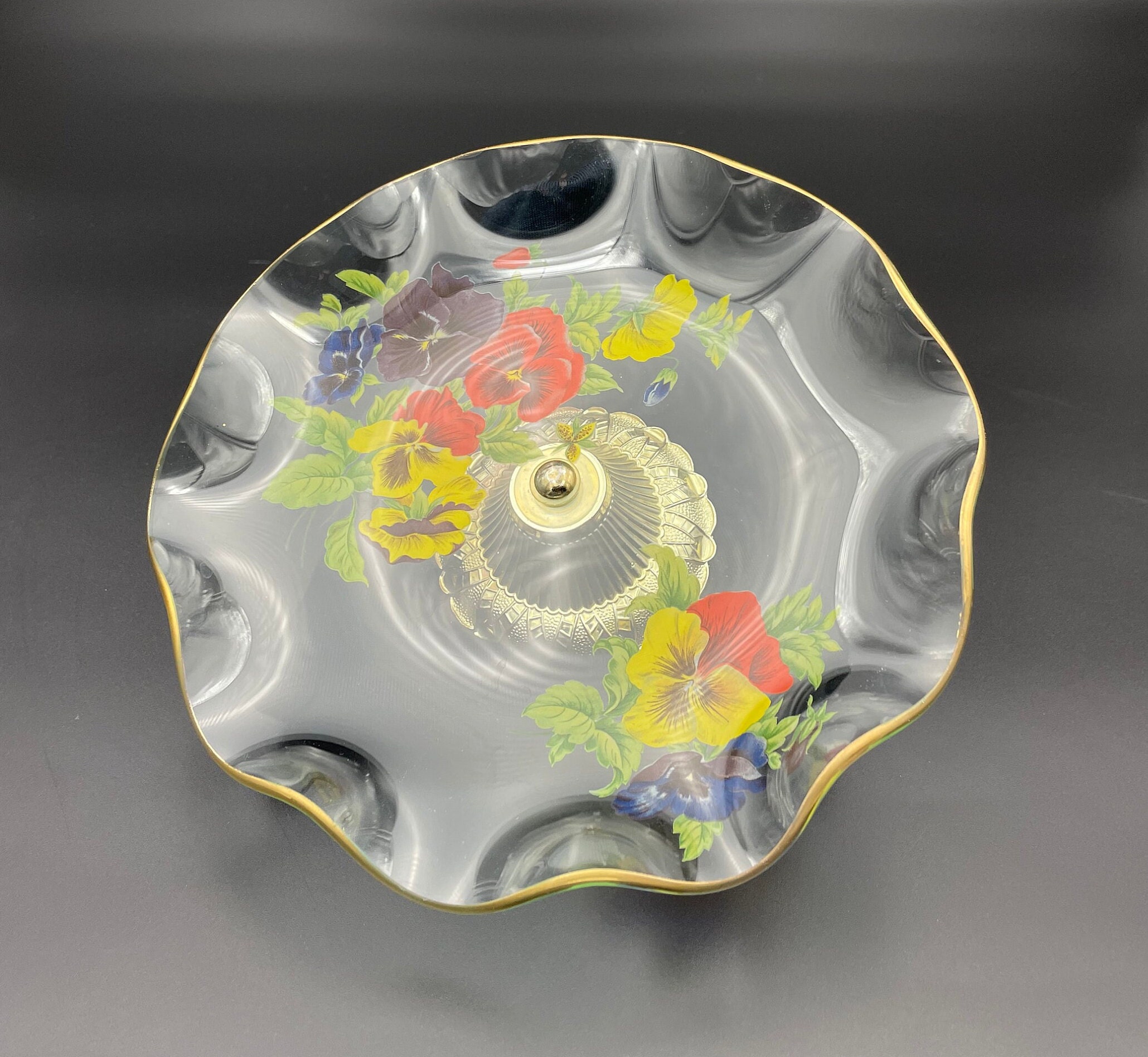 James Clarke & Sons Ltd. 1950s Pansy Candy Dish - Etsy