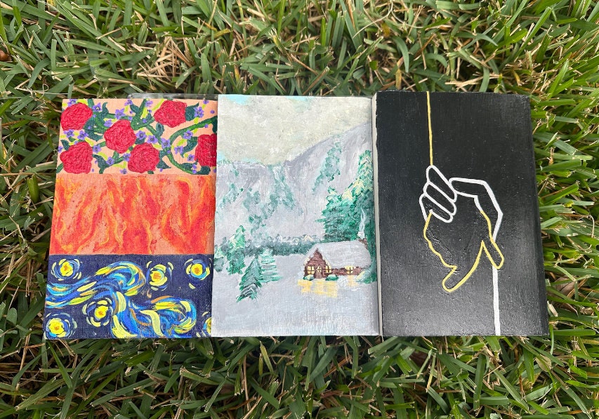ACOTAR Series Hand-painted Books Custom Hand-painted Covers - Etsy