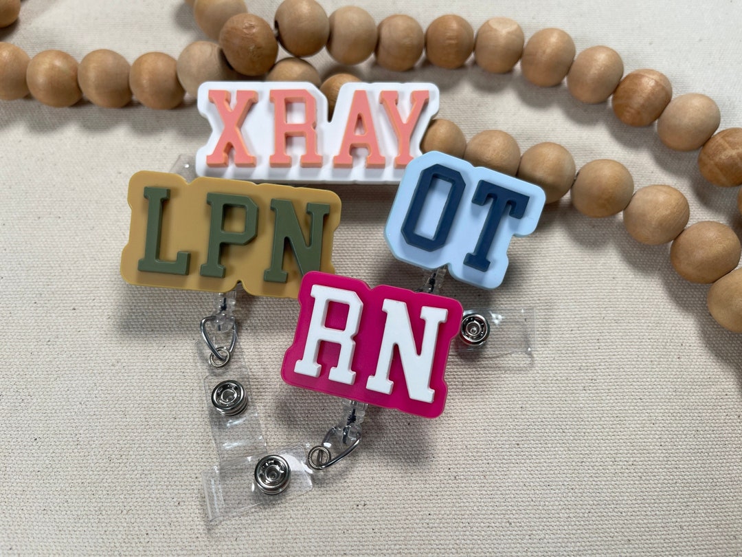 Personalized Badge Reel for Nurse Badge Reel Customized Nurse Badge ...