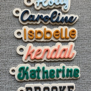 Name Keychain Personalized Bridesmaid Gift Custom Name Tag Lunchbox ...