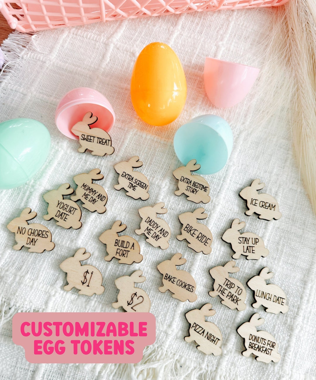 Easter Egg Reward Tokens Easter Egg Hunt Easter Egg Tokens Easter Egg ...