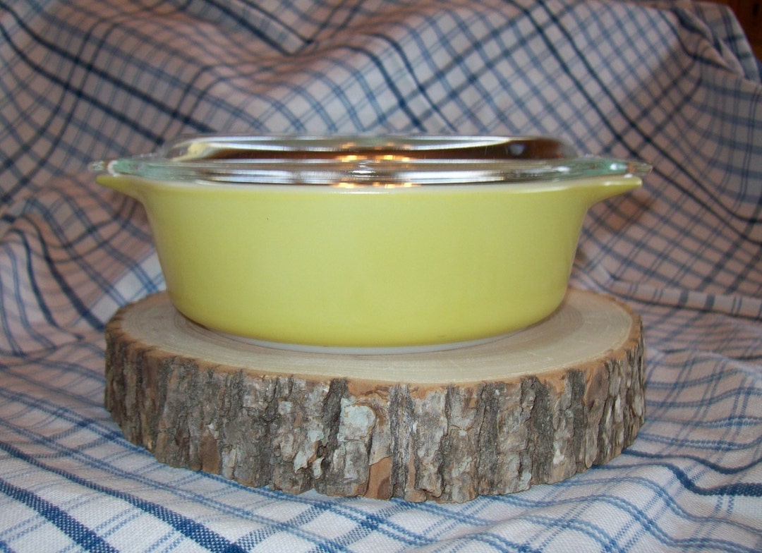 Vintage Pyrex Yellow 1 Pint Casserole Dish 471 With Lid 470 C Ovenware ...