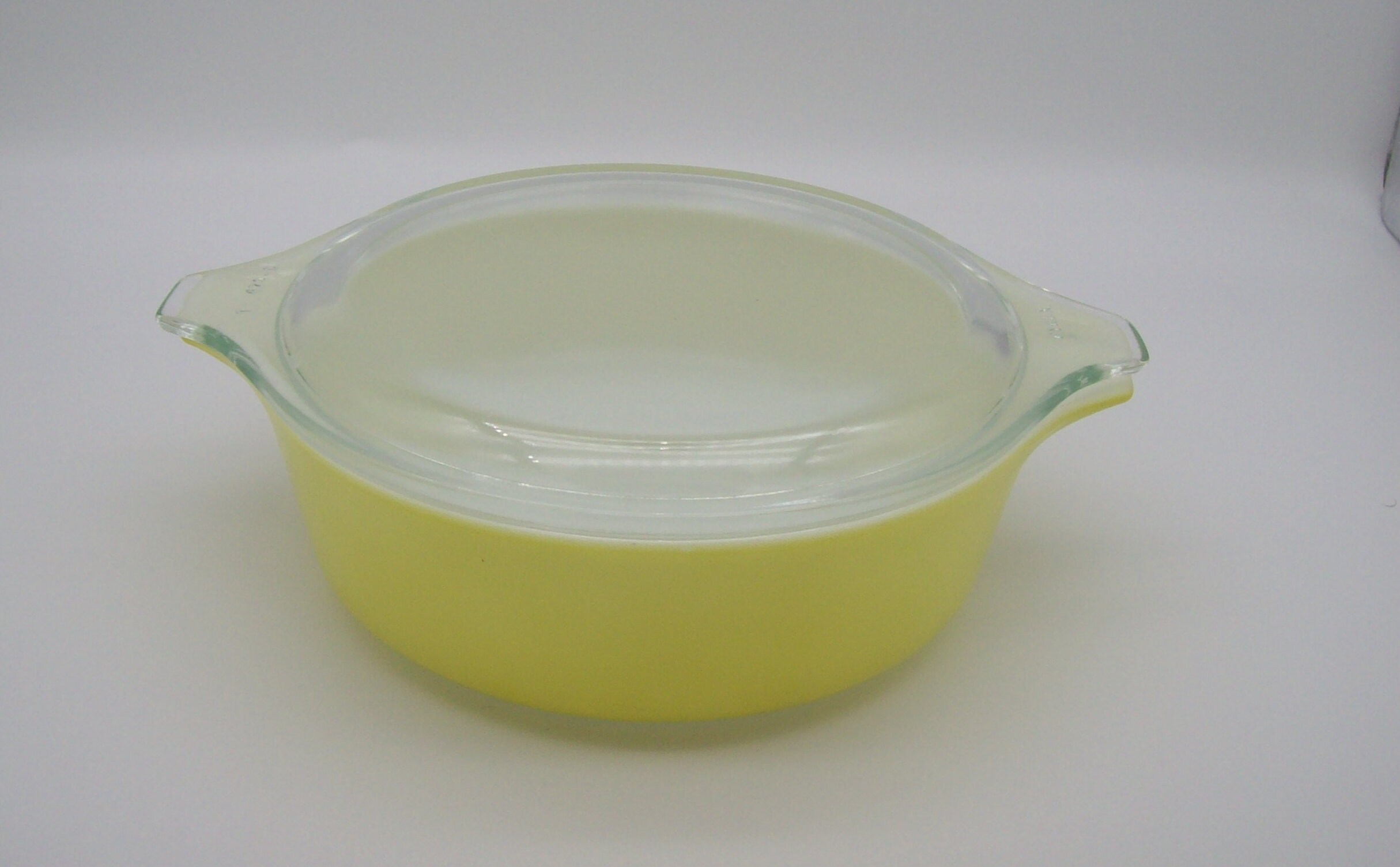 Vintage Pyrex Yellow 1 Pint Casserole Dish 471 With Lid 470 C Ovenware ...