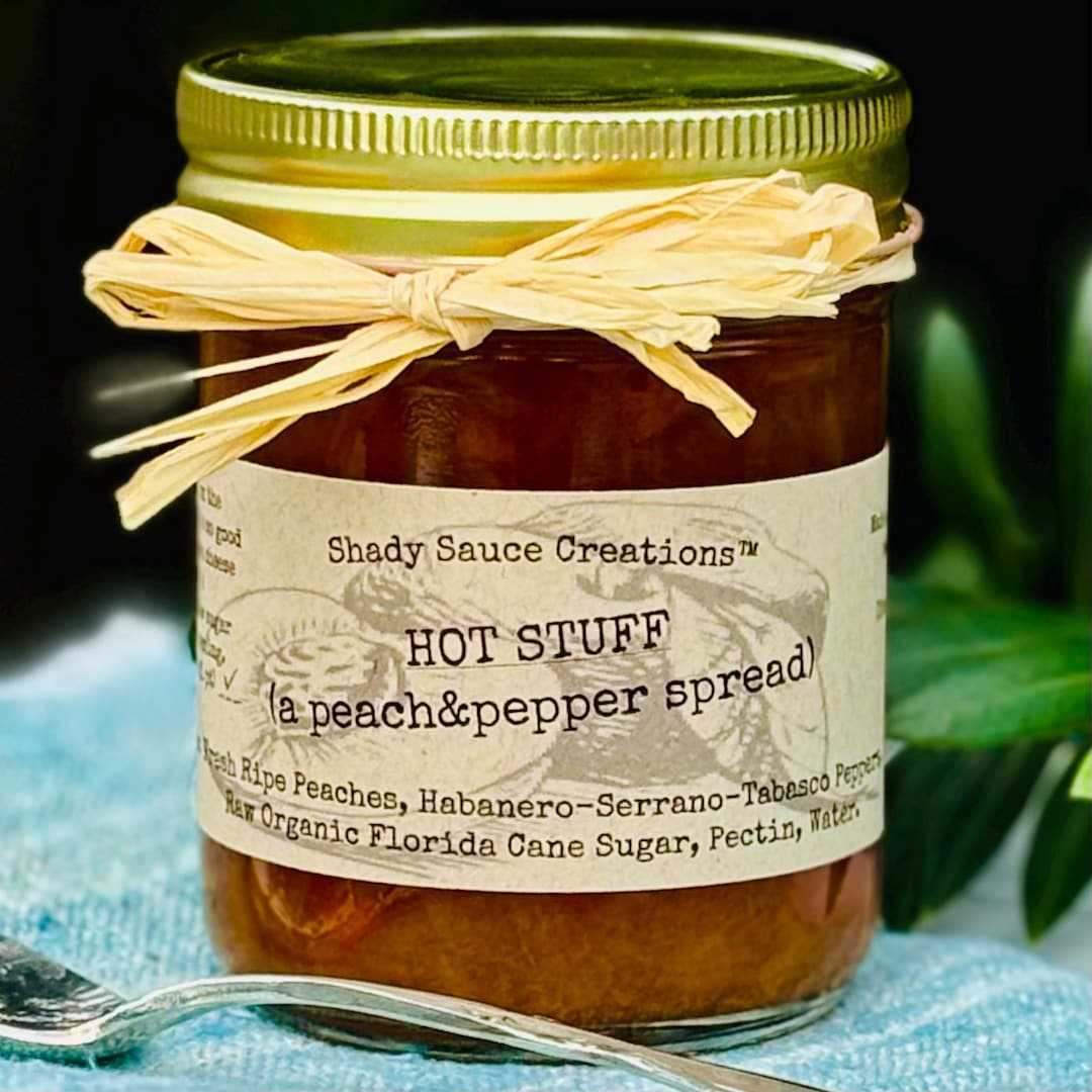 HOT STUFF (a Peach & Pepper Spread) 8 Fl Oz (1/2 Pint) - Etsy