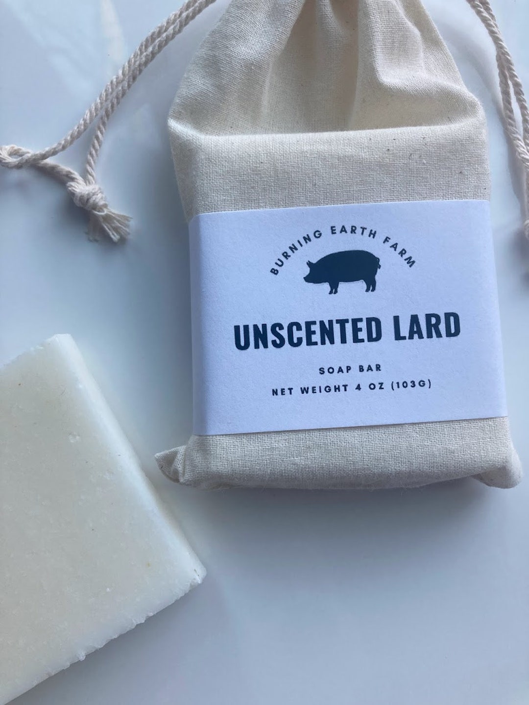 Unscented Lard Soap | Forest & Pasture Raised - Etsy