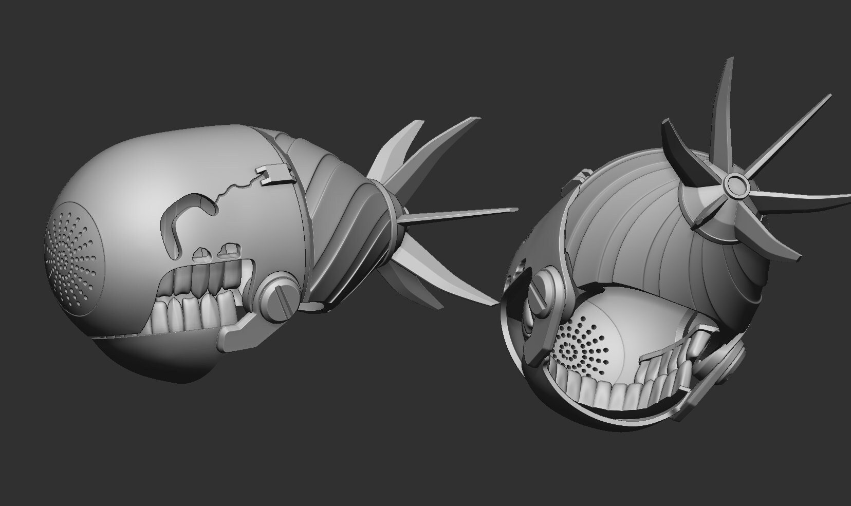 Bomb Devil Reze Helmet - Files for 3D Printing - Etsy