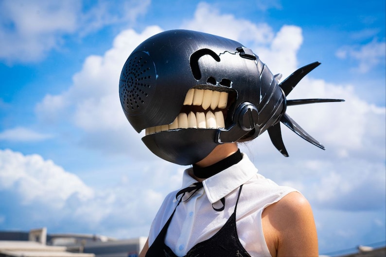 Bomb Devil Reze Helmet - Files for 3D Printing - Etsy