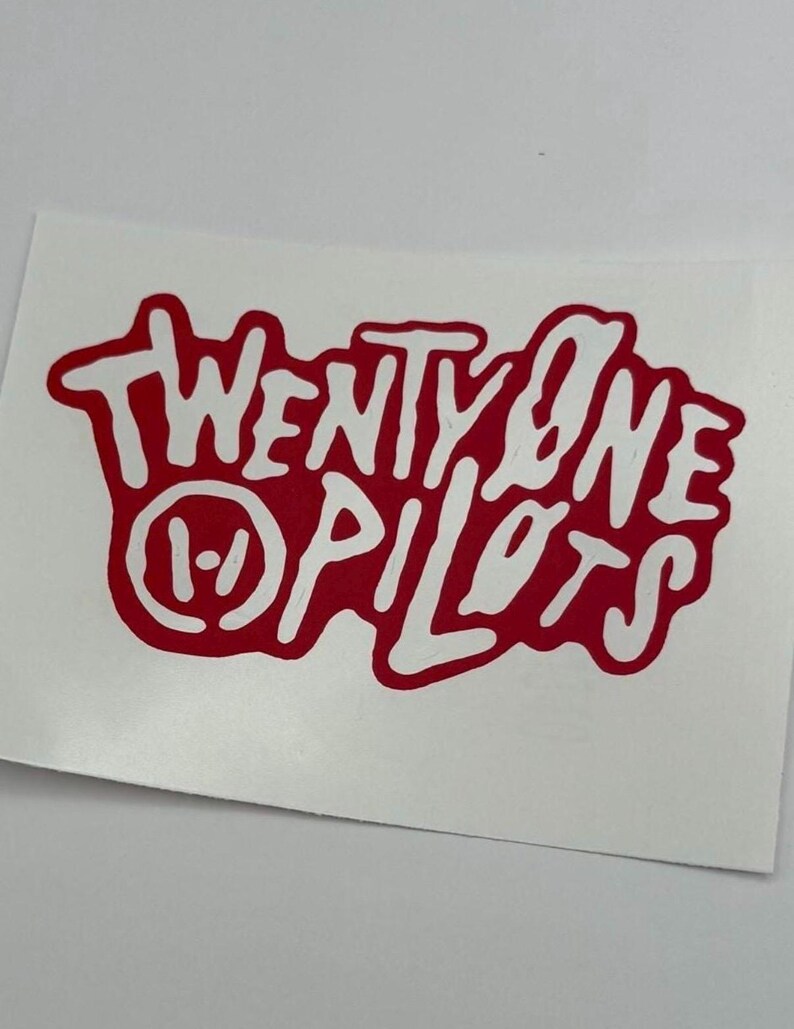 Twenty One Pilots Title Logo Decals - Etsy