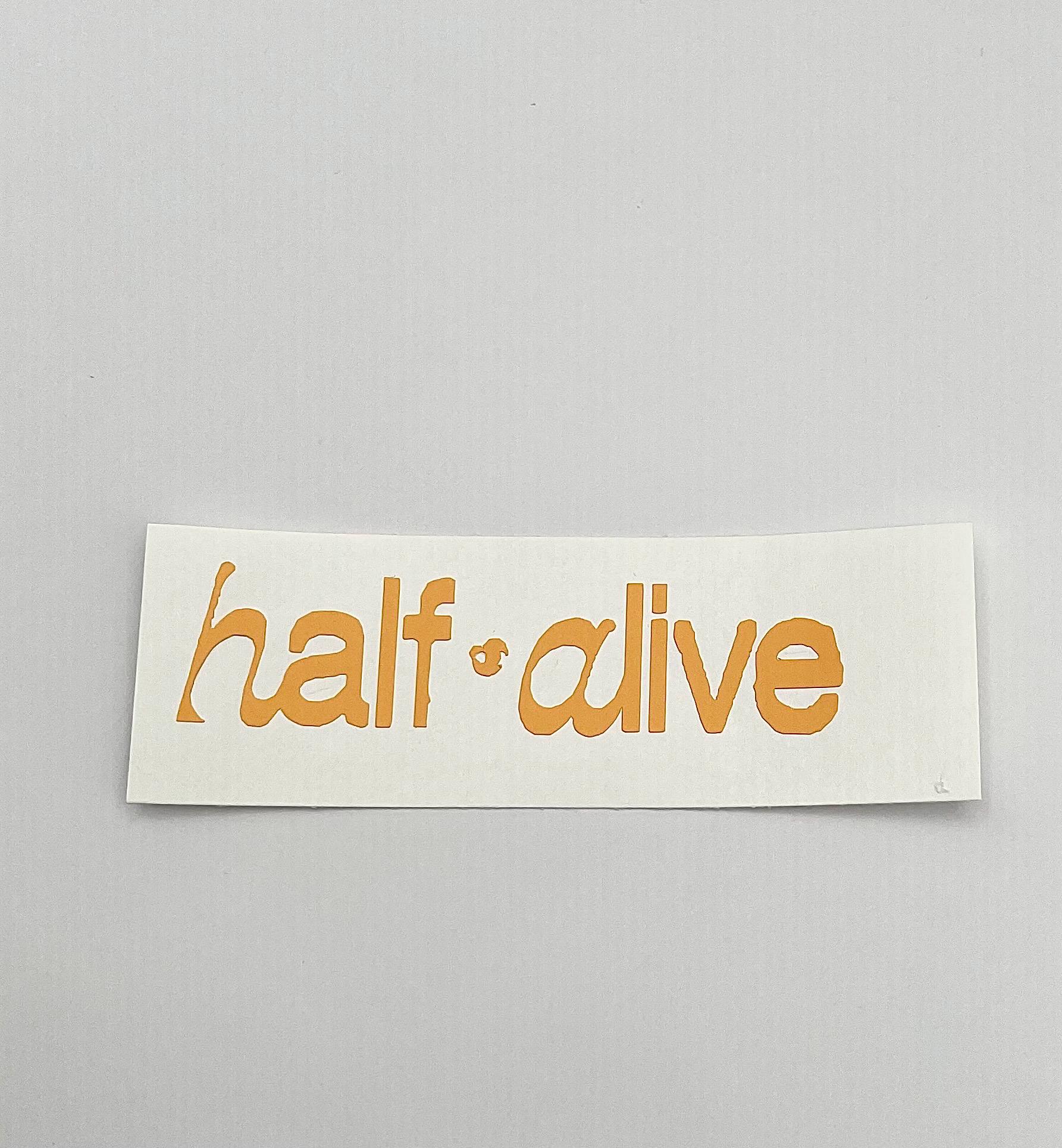 Half Alive Title Logo Decal - Etsy