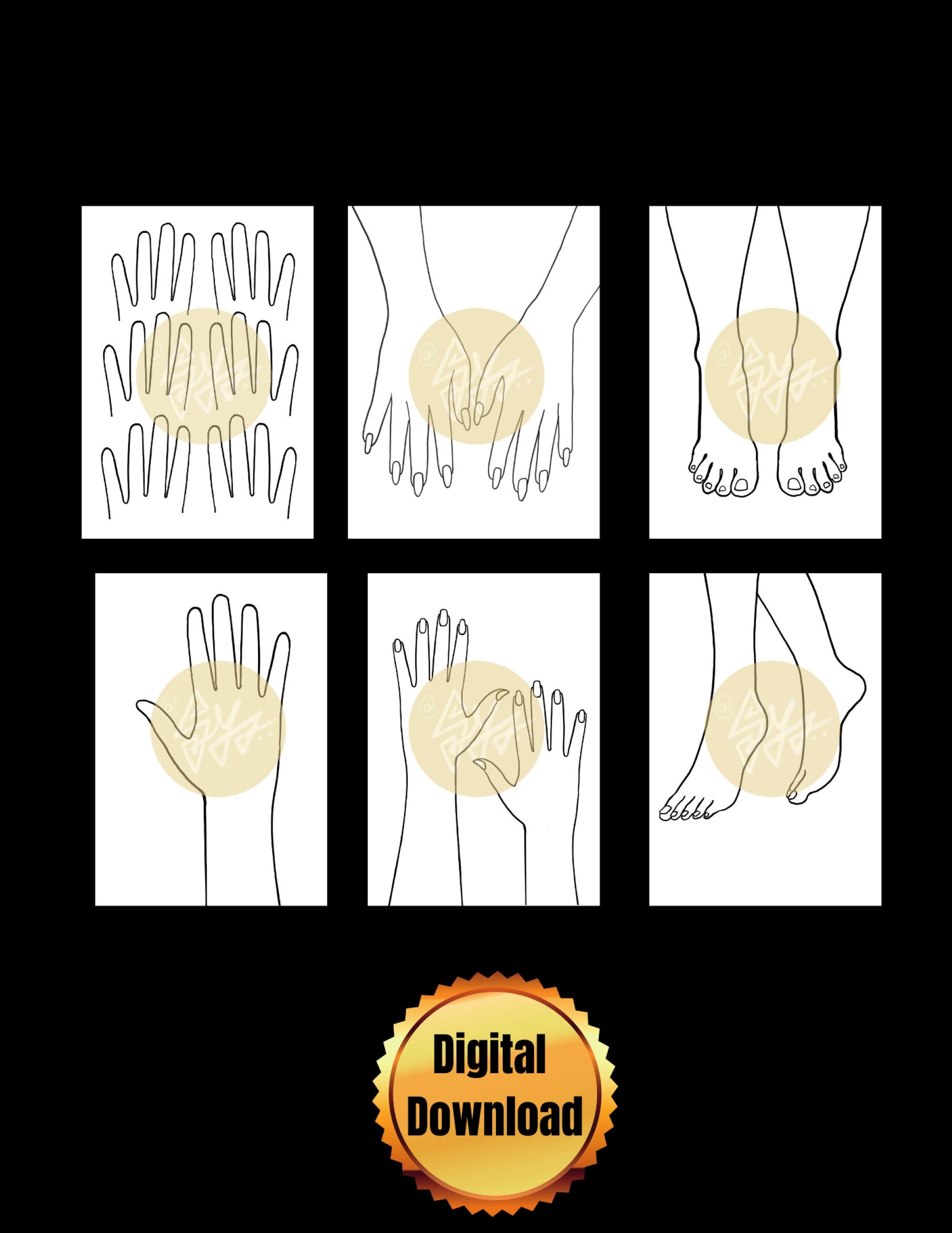 Digital Prints Best Henna Designs Art 42 PDF and PNG Files Practice ...