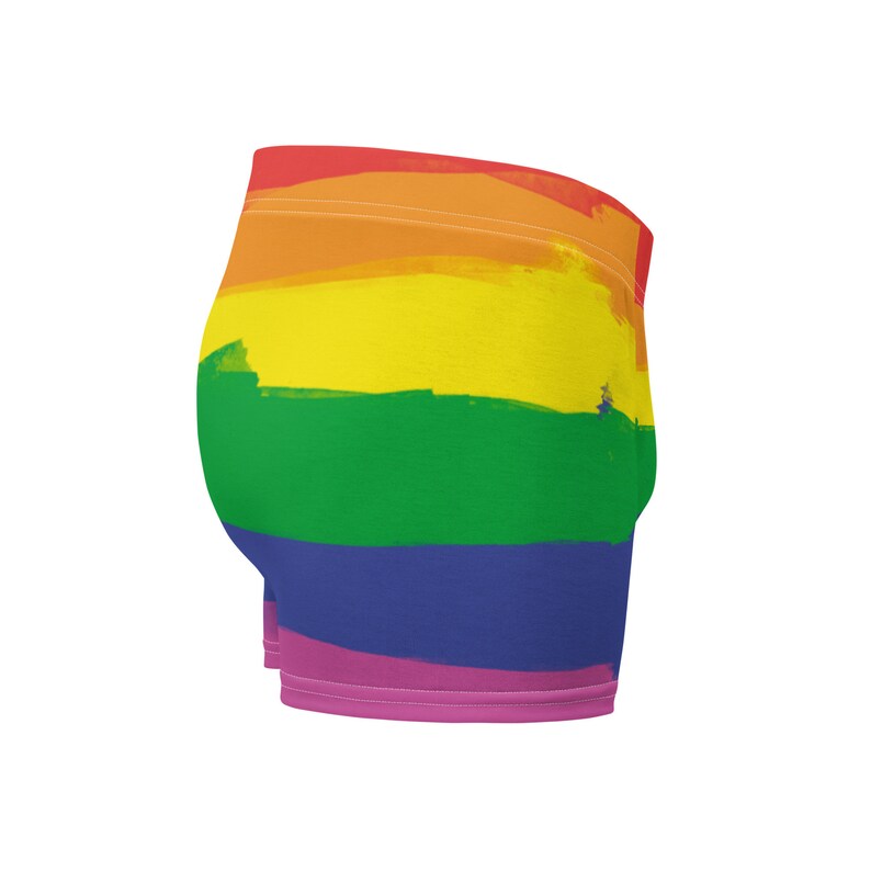 Men's Boxer Briefs, Rainbow Boxer Briefs, LGBTQI Underwear, Colorful ...