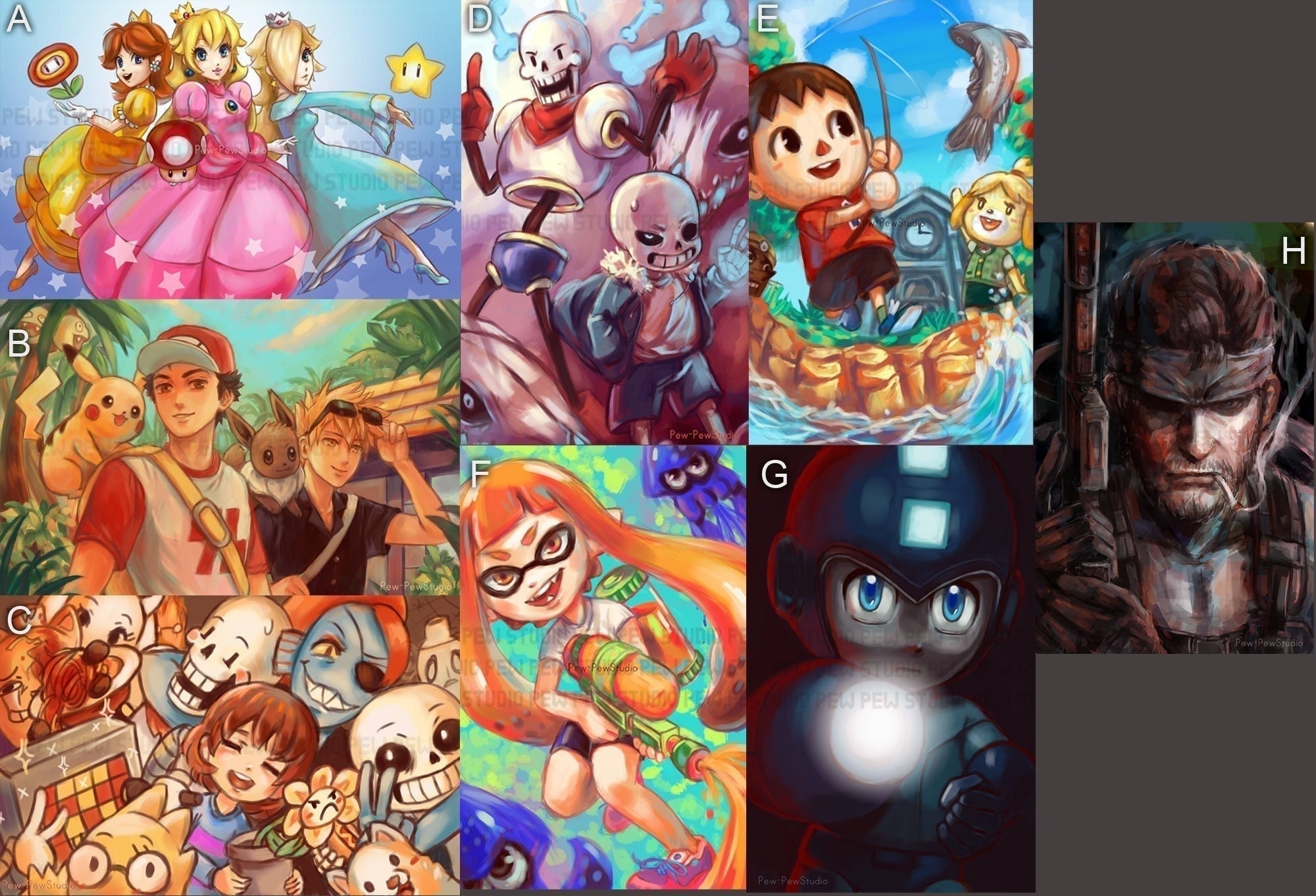 Smash Characters Posters - Etsy