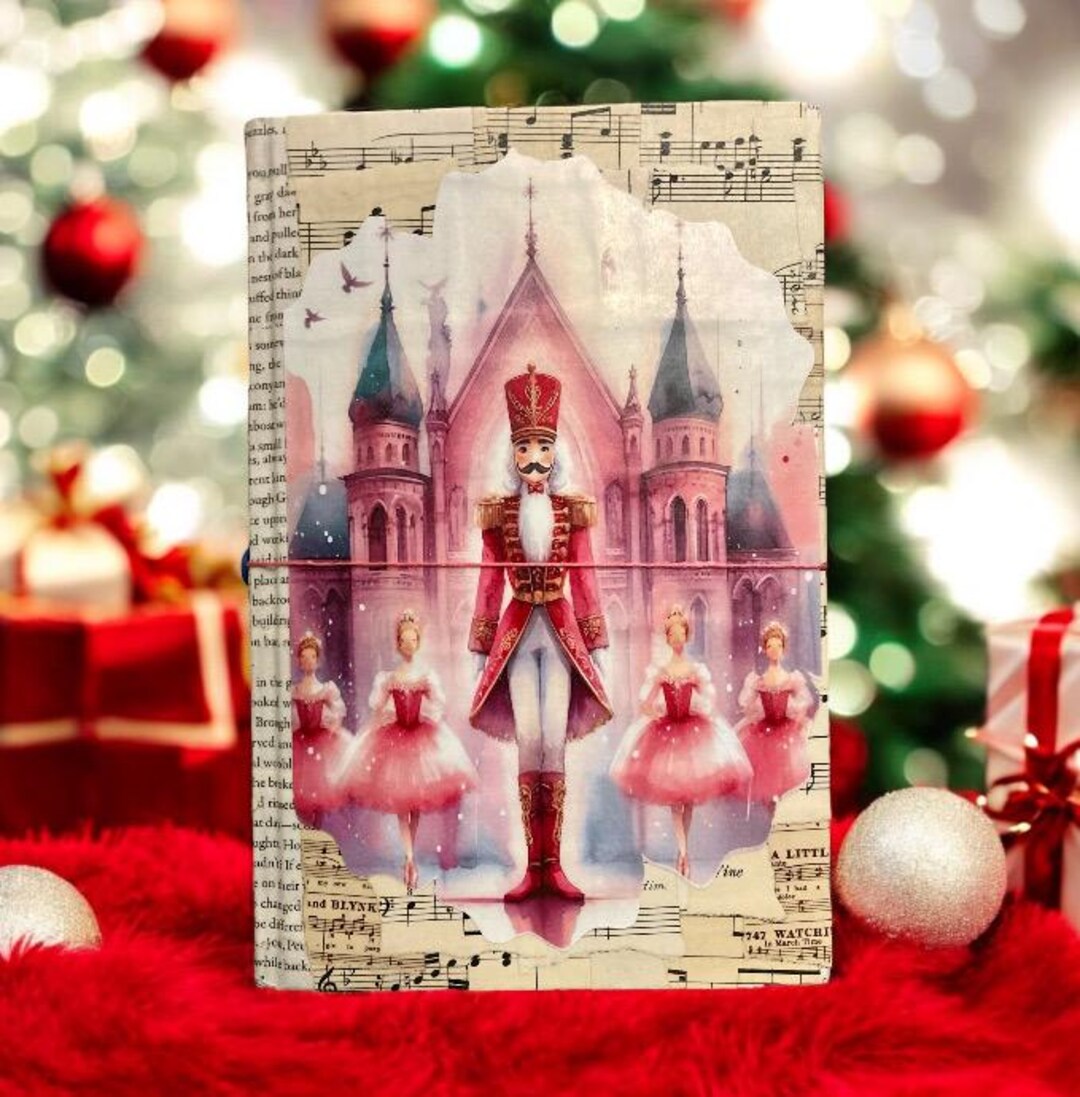 Nutcracker Christmas Journal Junk Journal Plants Handmade Journals Book ...