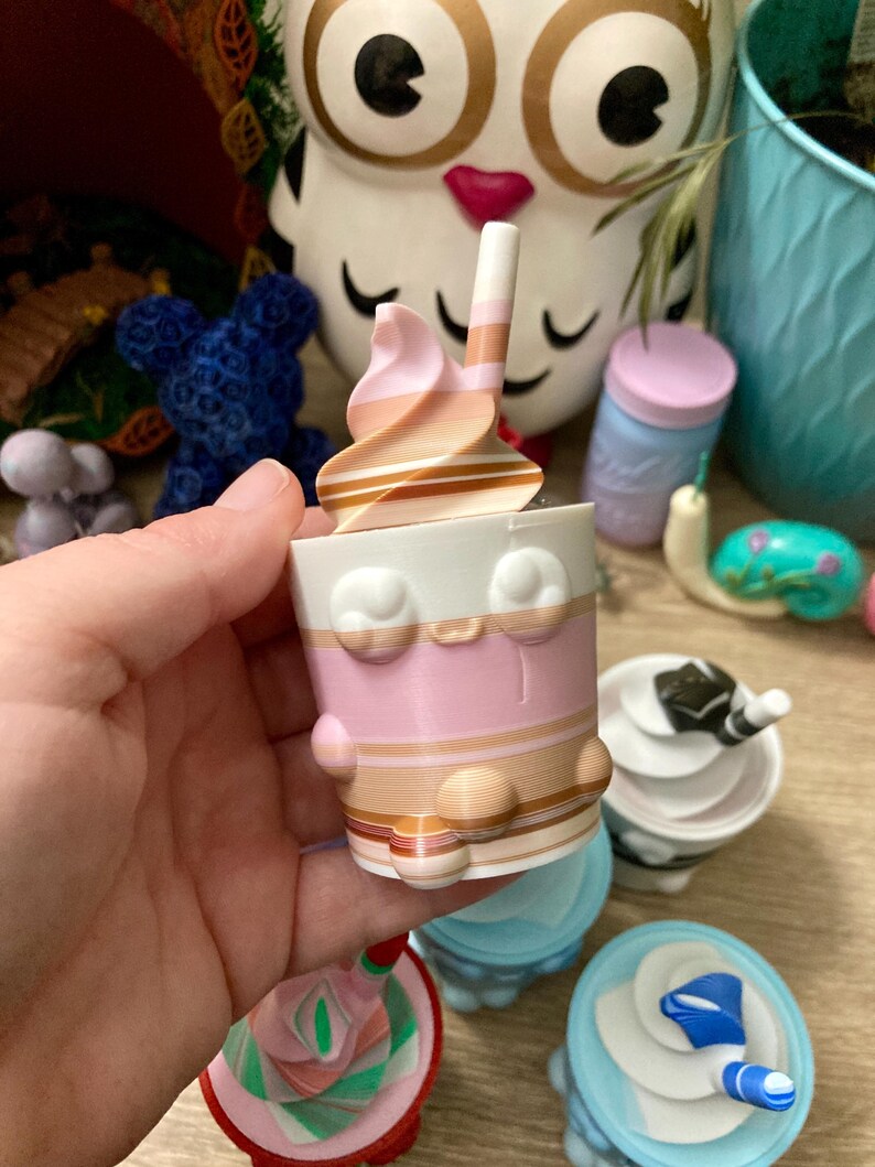 Mystery Boba Buddy Blind Box 3D Printed Boba Container Cute Desk Pet ...