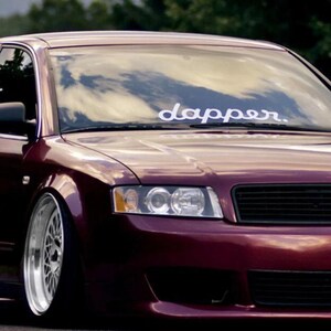 Dapper. Sticker, Vinyl Decal Sticker, Sticker for Windsheild, Racecar ...